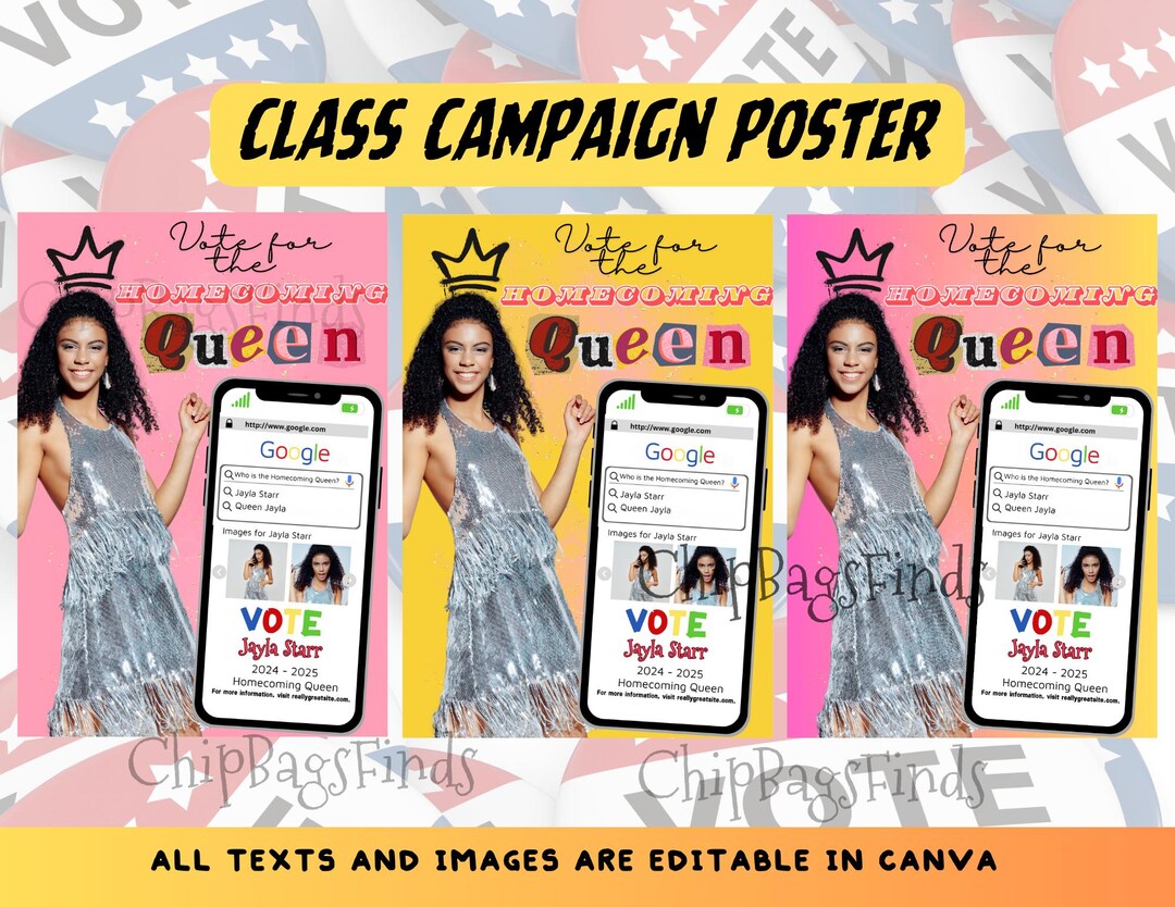 School Board Class President Poster Campaign - Etsy