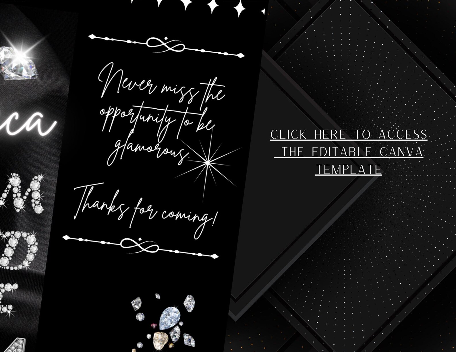 Prom Send off Chip Bag Elegant Party E Vent Editable in Canva - Etsy