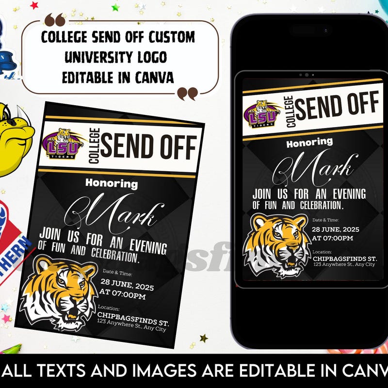 College Send Off - Etsy