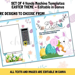 Canva Easter Vending Machine Template: Editable Design (PDF) - Etsy