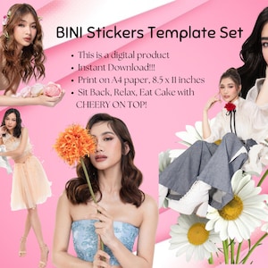 BINI Stickers Ready to Print Celebrate Your Fandom With These Iconic ...