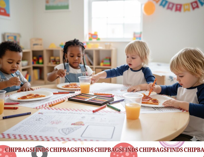 Custom Birthday Pizza Activity Sheet Coloring Sheet Editable in Canva ...