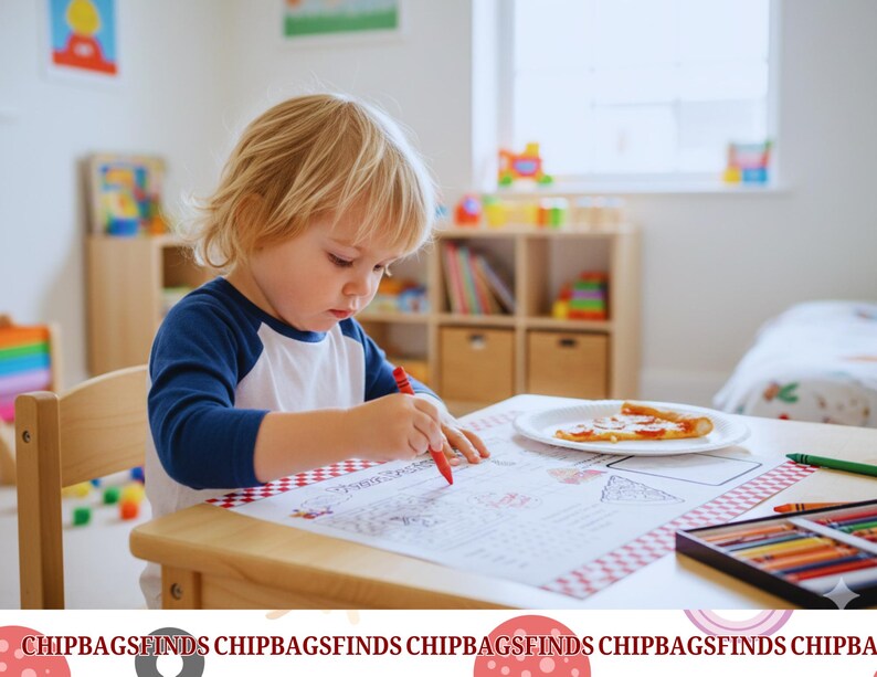 Custom Birthday Pizza Activity Sheet Coloring Sheet Editable in Canva ...