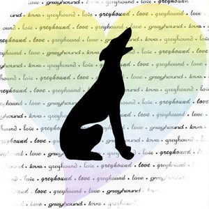 Greyhound Love Note Cards Whippet Galgo Dog Series I - Etsy