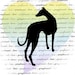 Greyhound Love Note Cards Whippet Galgo Dog Series I - Etsy