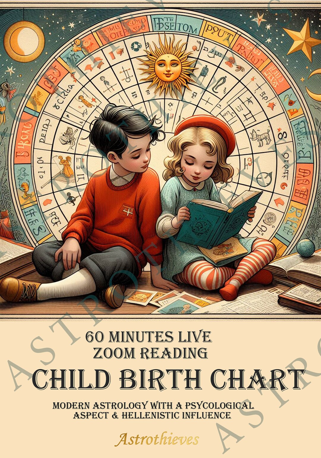 Birth Chart Analysis, Kids Natal Chart Analysis, in Depth Birth Chart ...