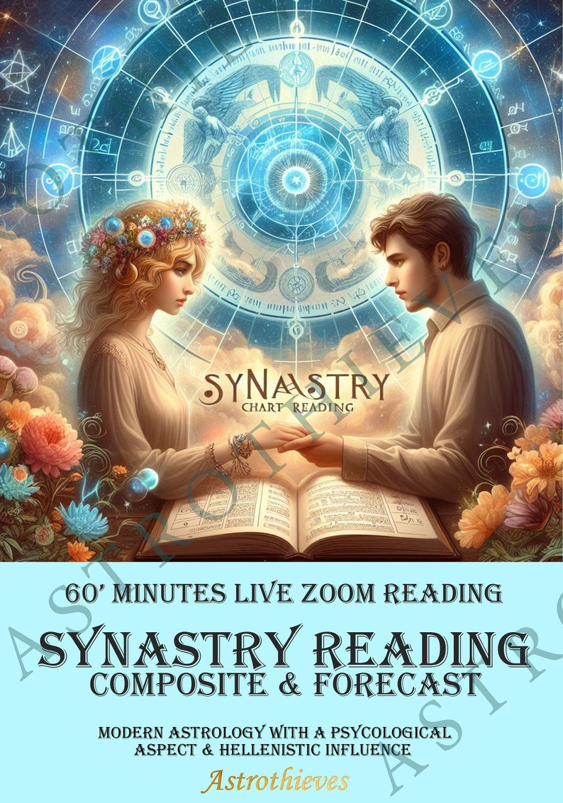 SYNASTRY CHART Analysis, in Depth Synastry Chart Reading, Astrothieves ...