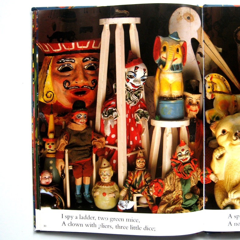 Vintage Book I Spy Fun House A Book of Picture Riddles - Etsy