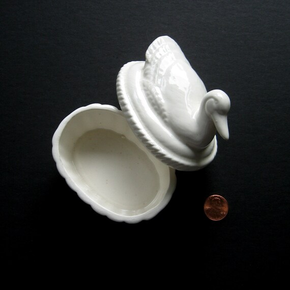 duck trinket box vintage - Gem