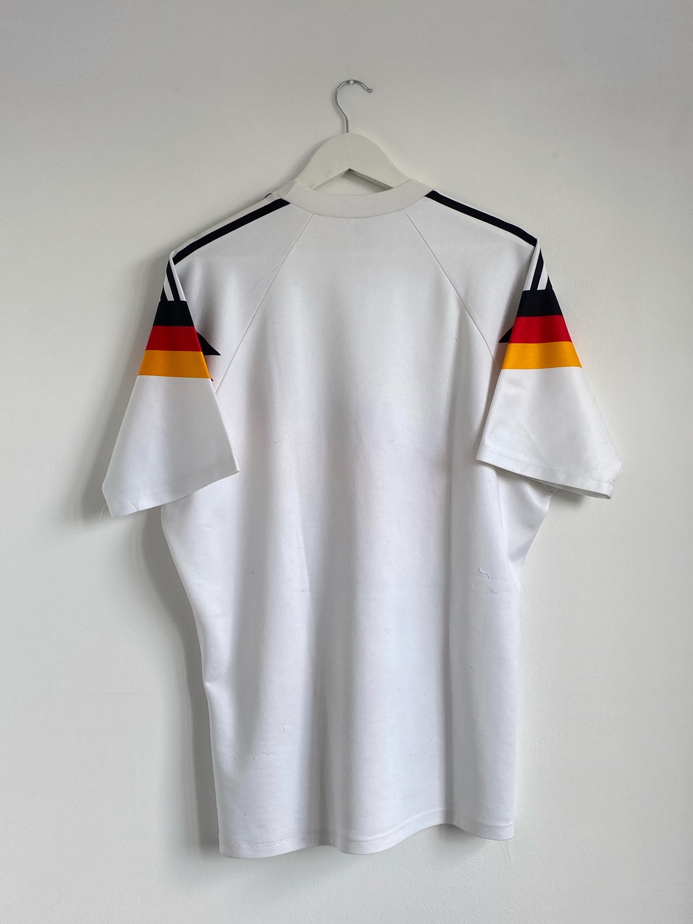 Vintage Rare Adidas Germany 1988 1990 Home Football Shirt Soccer Jersey ...