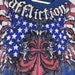 Affliction Crazy Vintage Y2k Distressed Style All Over Print USA T ...