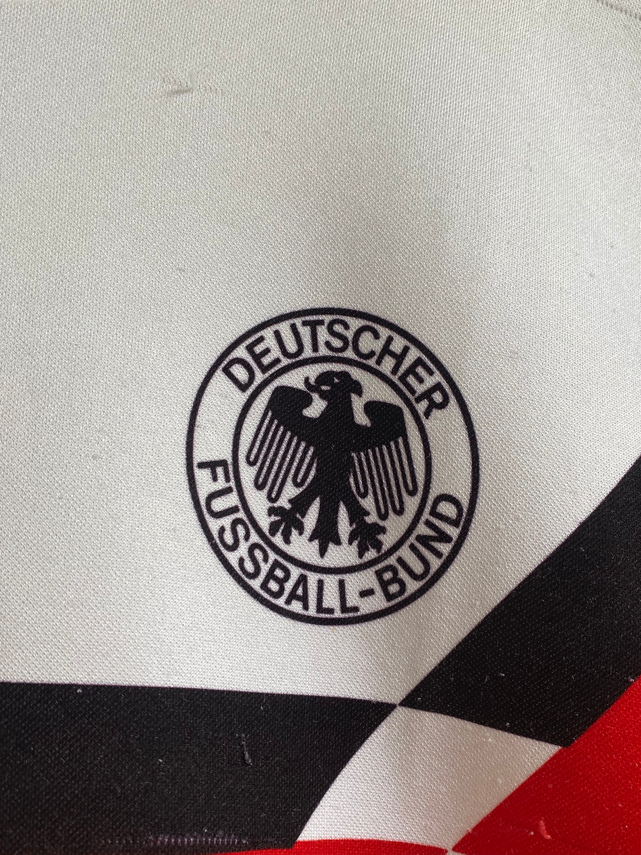 Vintage Rare Adidas Germany 1988 1990 Home Football Shirt Soccer Jersey ...