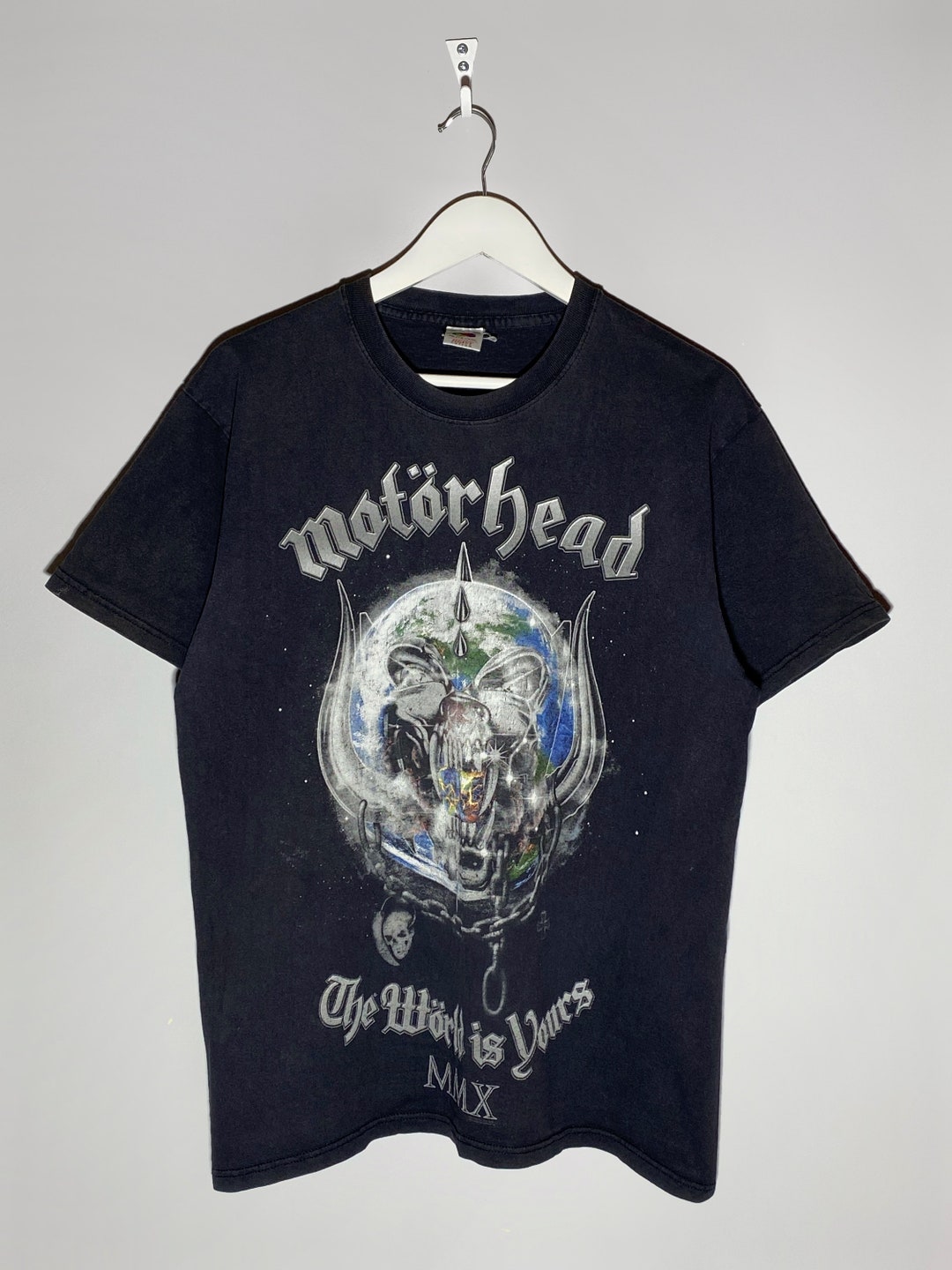 Vintage Motorhead Rare Graphic Print Band T-shirt Faded Black Size L - Etsy