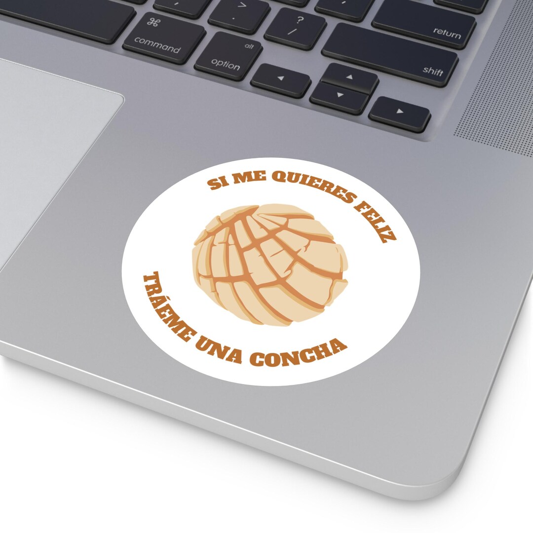 Concha Sweet Bread Round Stickers, Mexican Food Lover Gift, Latina ...