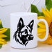German Shepherd Head SVG File German Shepherd SVG Images Clipart ...