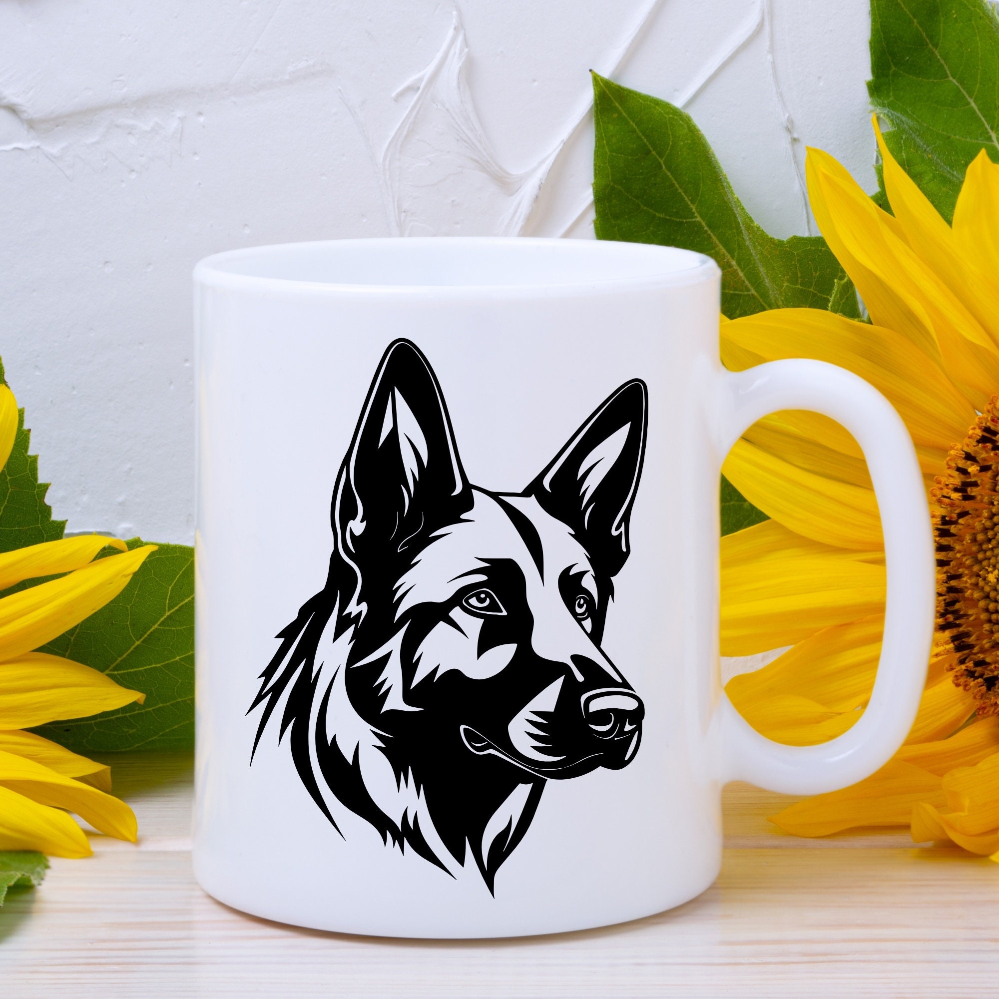 German Shepherd Head SVG File German Shepherd SVG Images Clipart ...