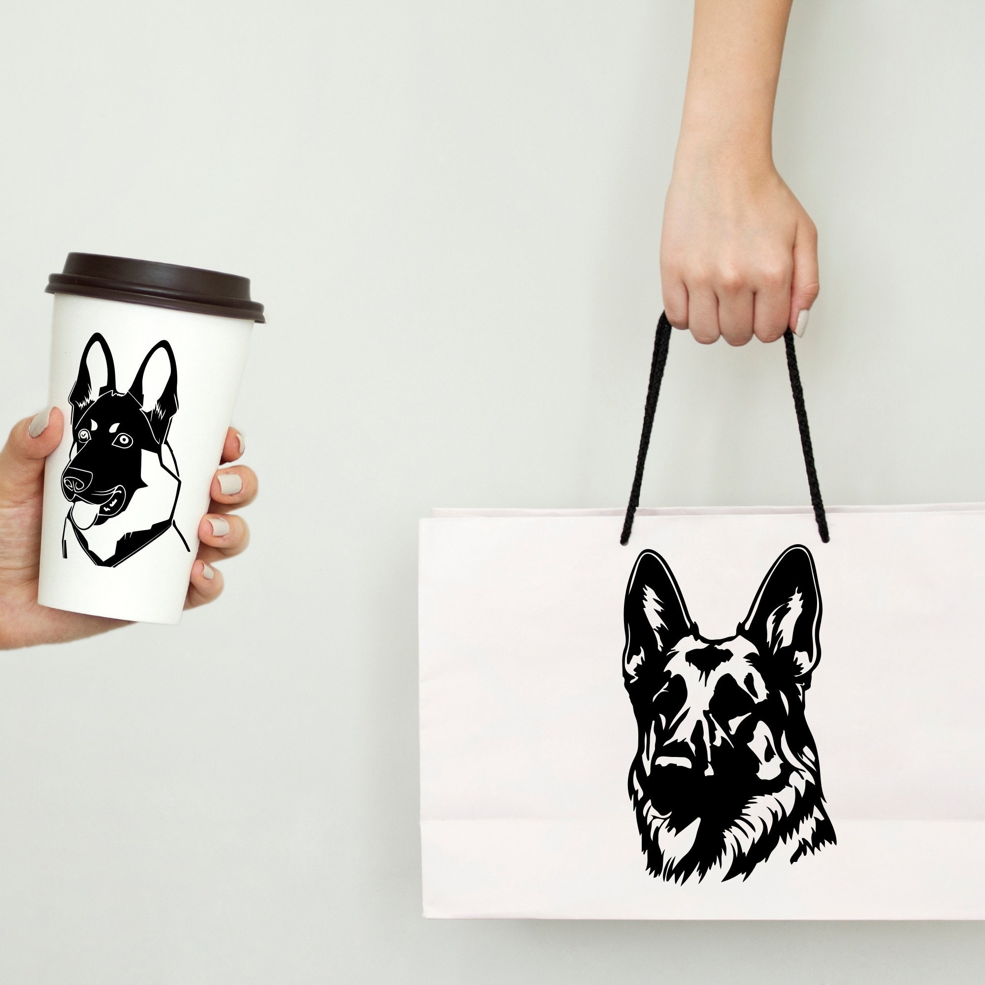 German Shepherd Head SVG File German Shepherd SVG Images Clipart ...