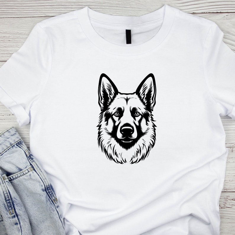 German Shepherd Head SVG File German Shepherd SVG Images Clipart ...