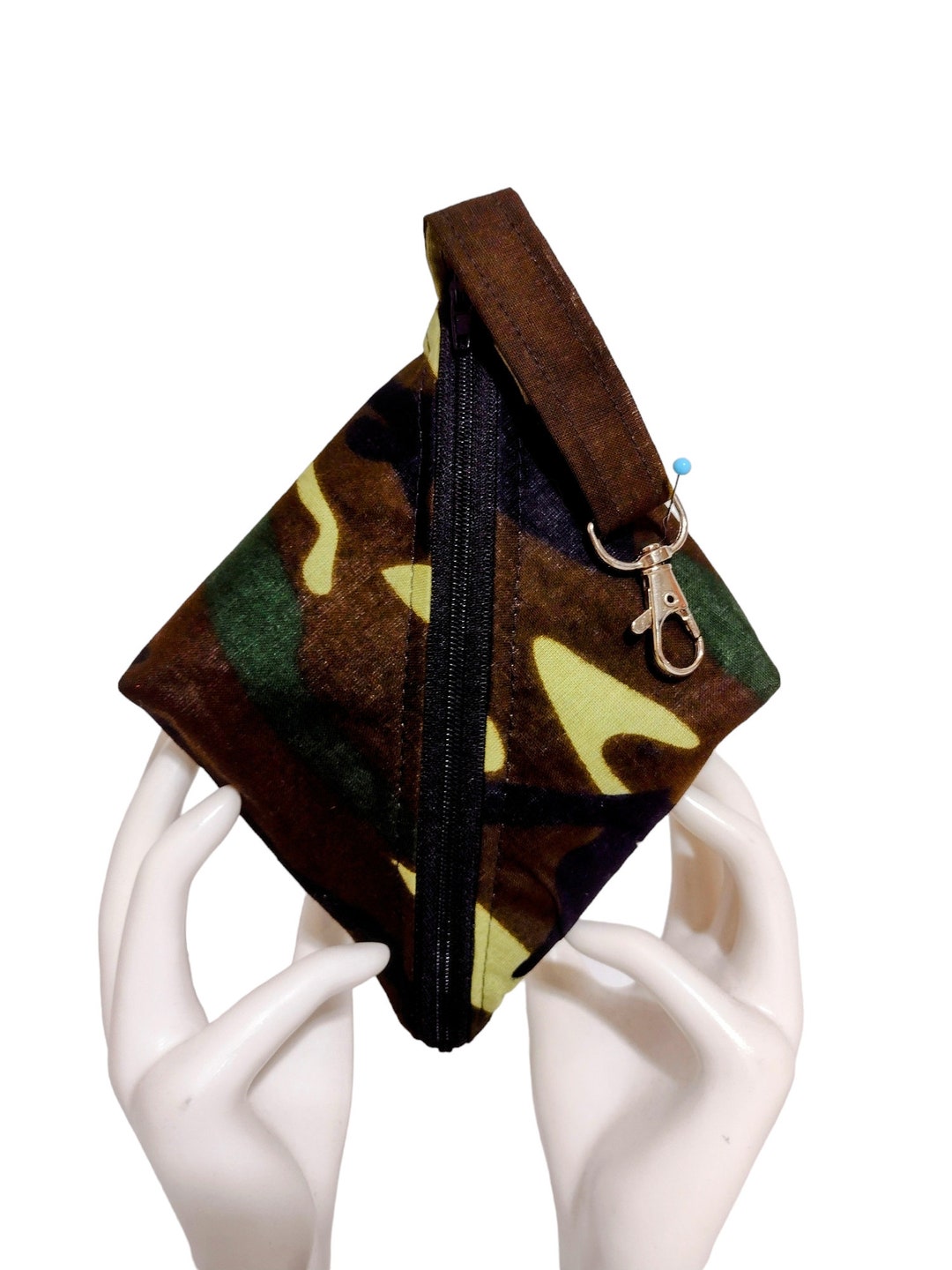 Diamond Shape Coin Purse Key Holder/camouflage Design Fabric / Gift ...