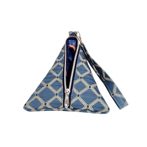 Mini Pyramid Triangle Purse, Handmade Gift / Denim Purse/gifts/gift for ...