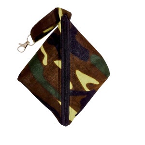 Diamond Shape Coin Purse Key Holder/camouflage Design Fabric / Gift ...