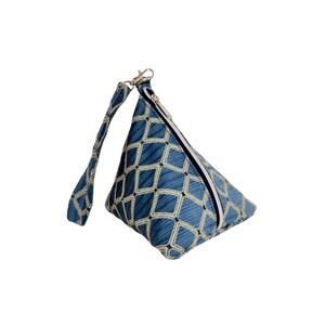 Mini Pyramid Triangle Purse, Handmade Gift / Denim Purse/gifts/gift for ...
