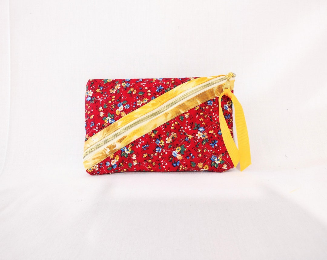 Diagonal Zipper Pouch / Pen Pencil Bag/ Cosmeticbag/gift /handmade Gift ...