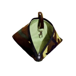Diamond Shape Coin Purse Key Holder/camouflage Design Fabric / Gift ...