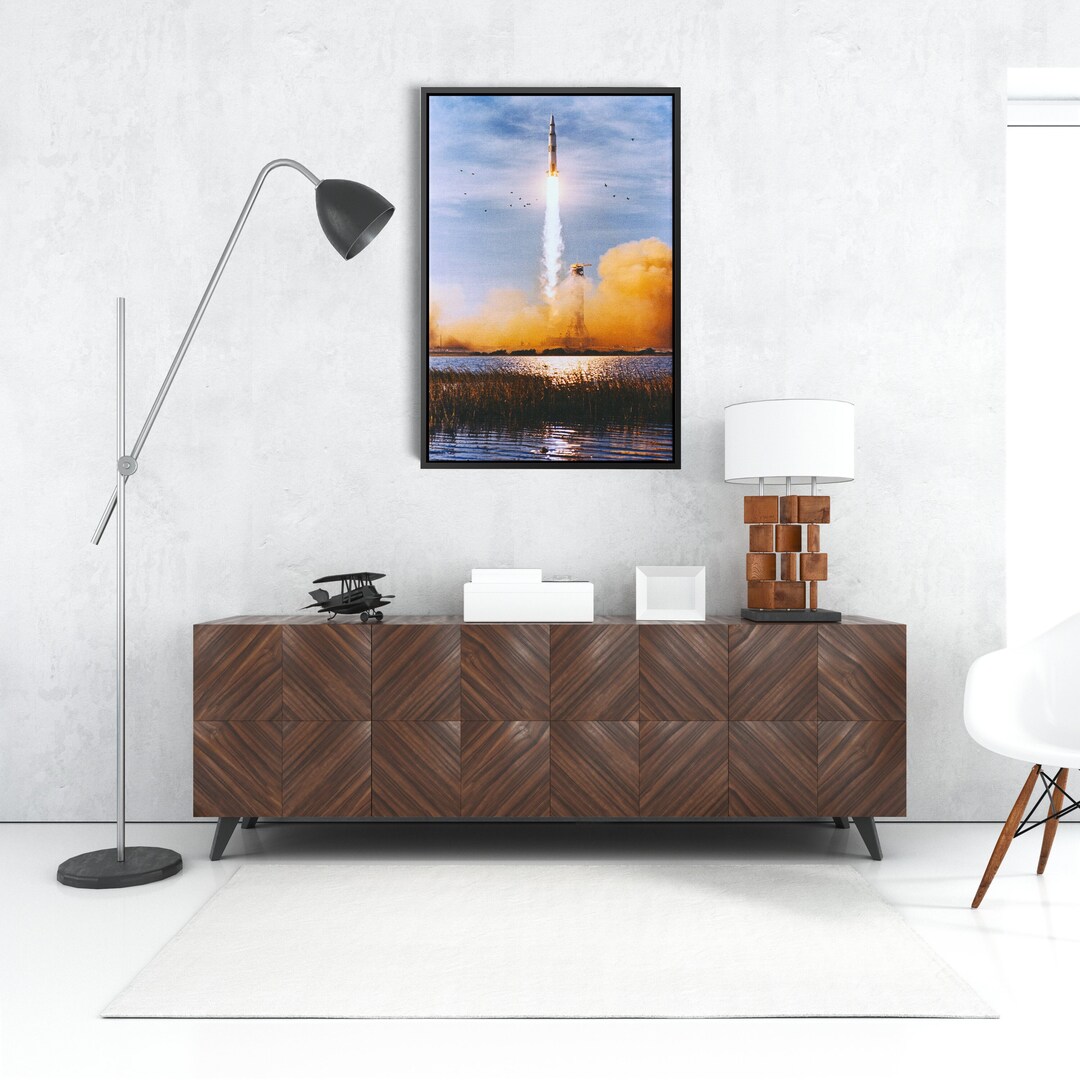 Apollo 8 Launch NASA Canvas, Poster Art, Image of Apollo 8 Spacecraft ...