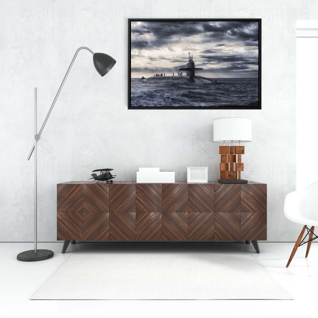 Submarine Canvas, Submarine Poster, Submarine Lover Gift, Submarine ...