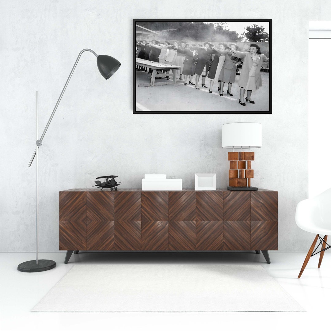 LAPD Officers Poster, Female Police Canvas, Recruits Shooting Photo ...