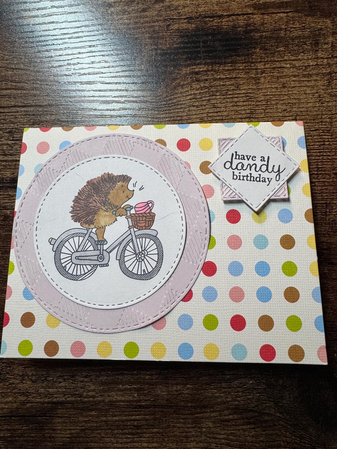 Hedgehog Birthday Card - Etsy