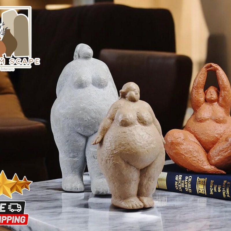 Fat Woman Sculpture - Etsy