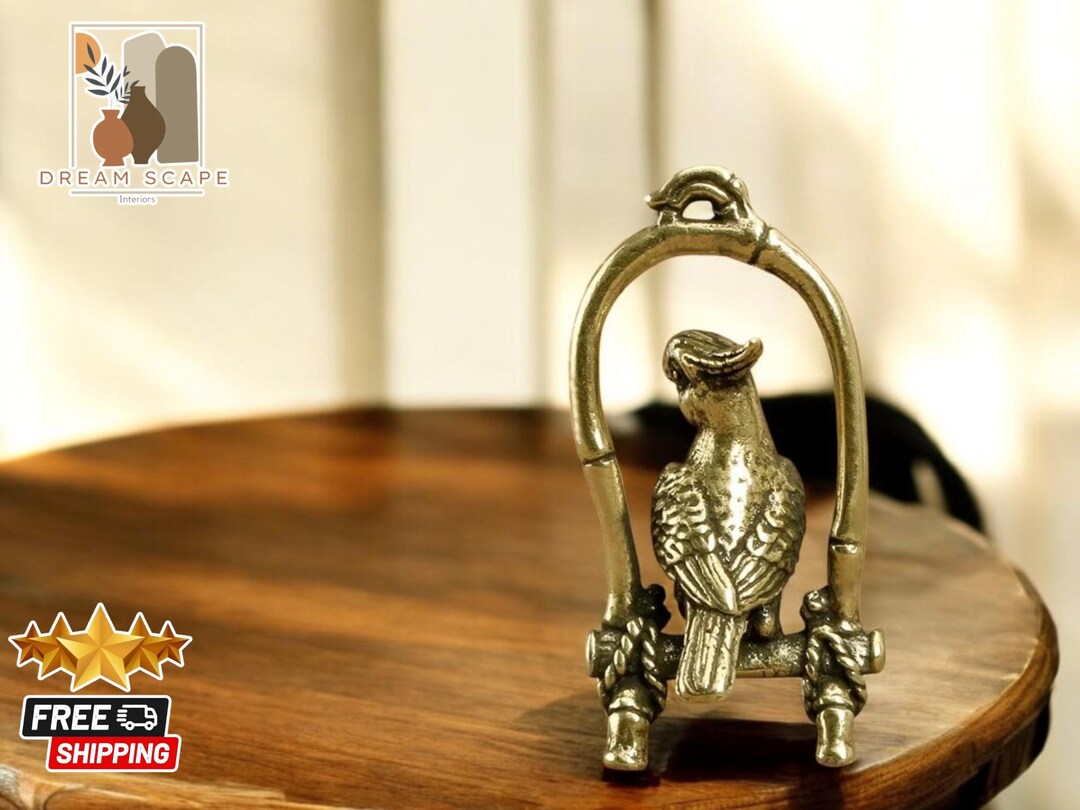 Handcrafted Copper Animal Figurine | Miniature Tea Pet | Small Desktop ...