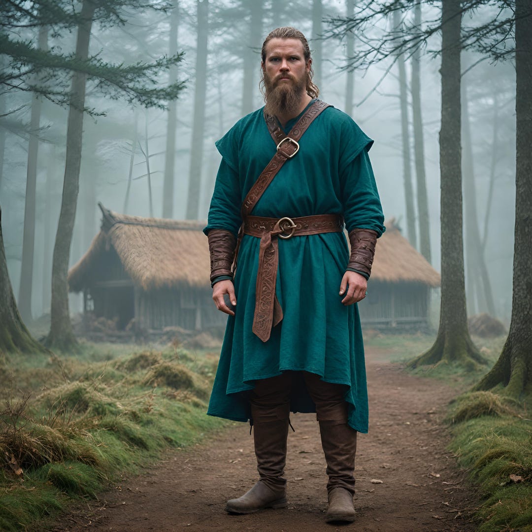 Viking Warrior Men's Tunic | Medieval Norse Viking Tunic | Renaissance ...