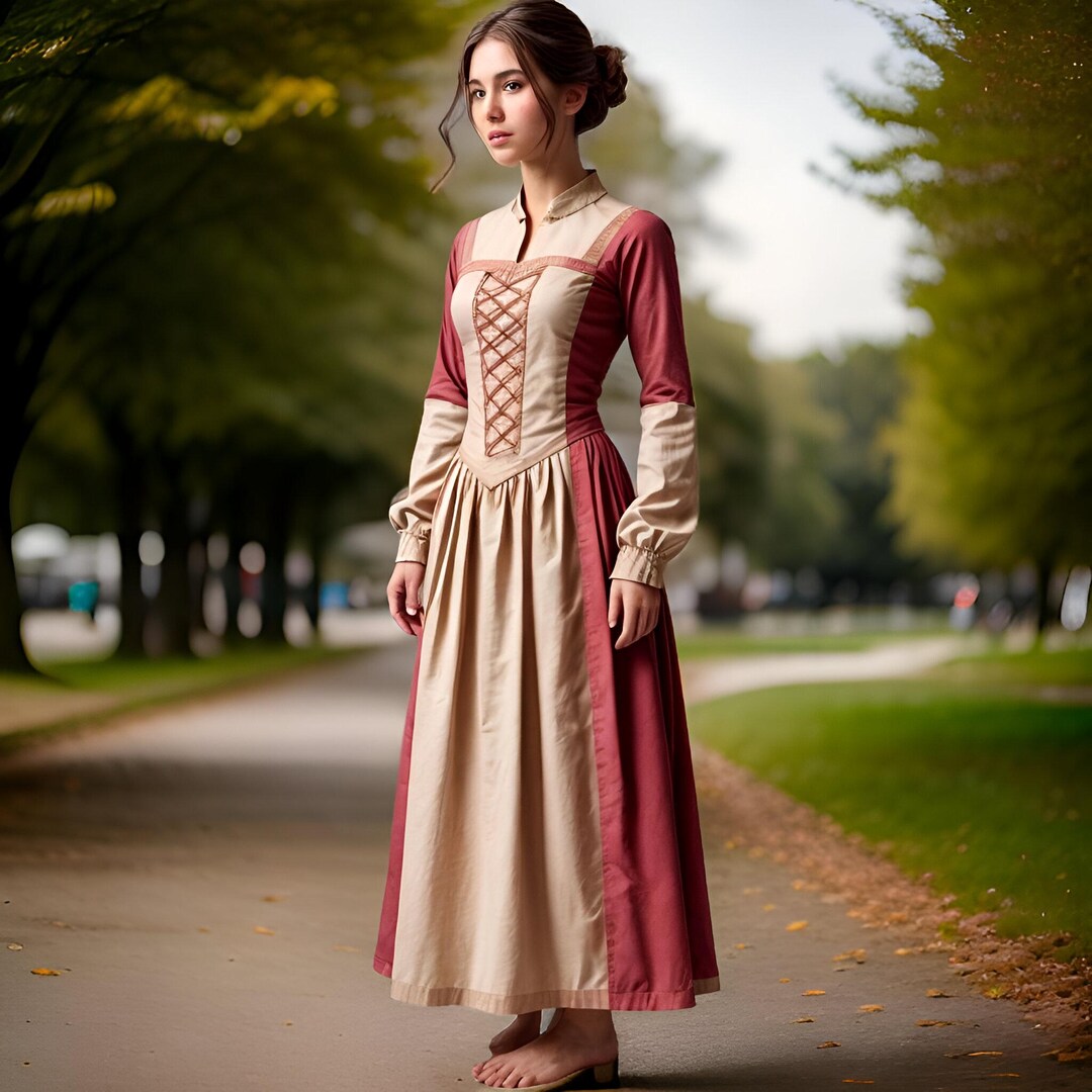 Women Medieval Renaissance Dress Victoria Palace Princess Robe Adult ...