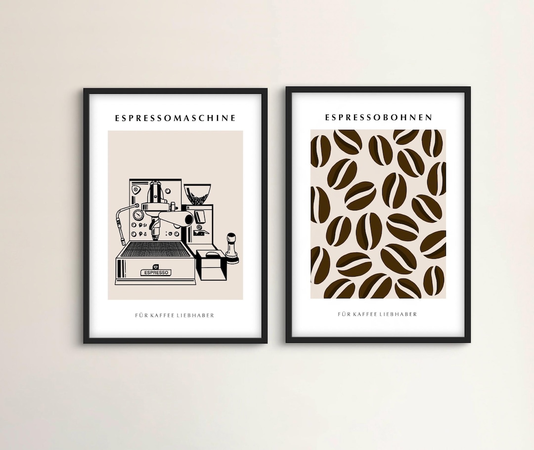 Espresso Poster Coffee Poster Espresso Machine Espresso Beans ...