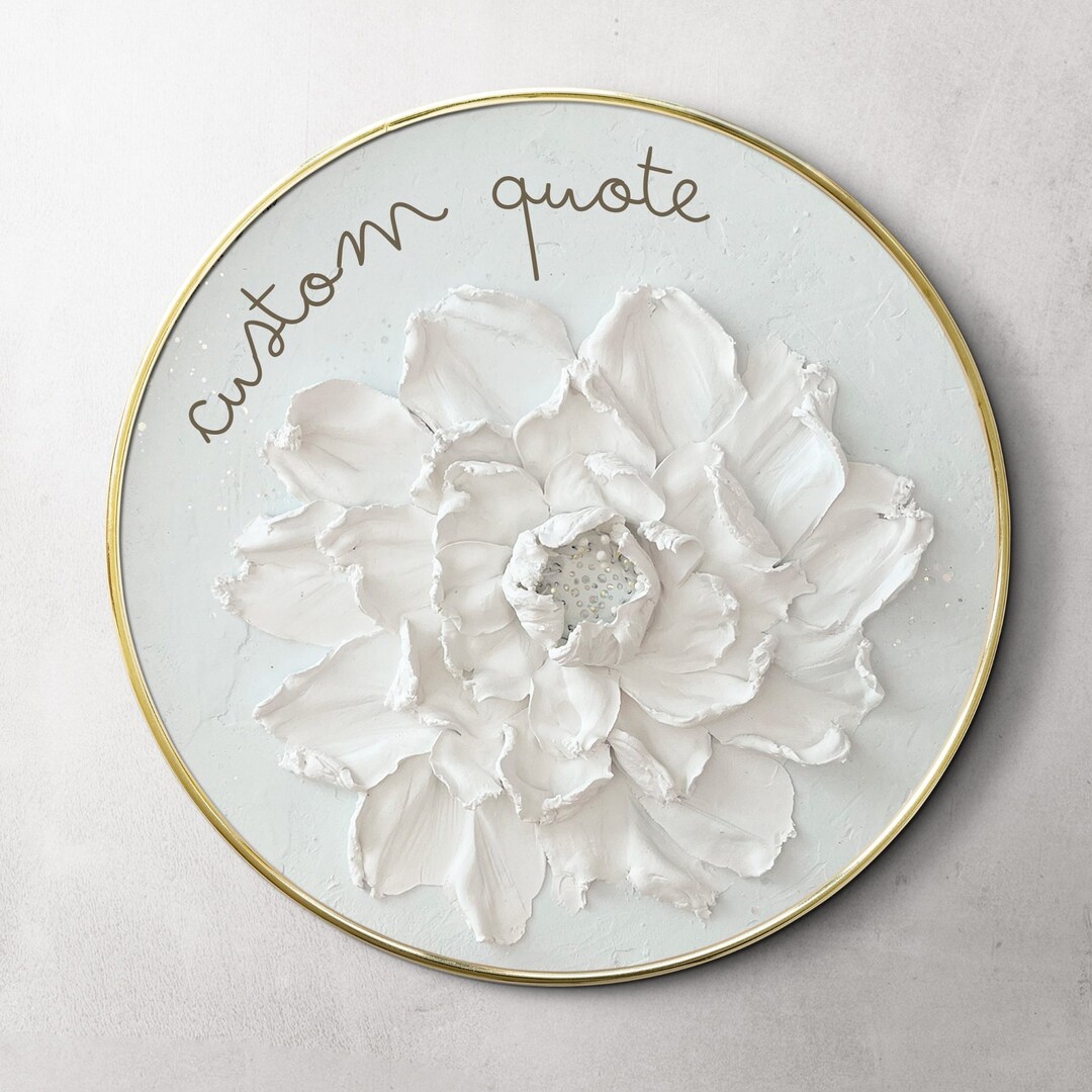 3d Wall Decor Custom Quote Three-dimensional Painting Personalised ...