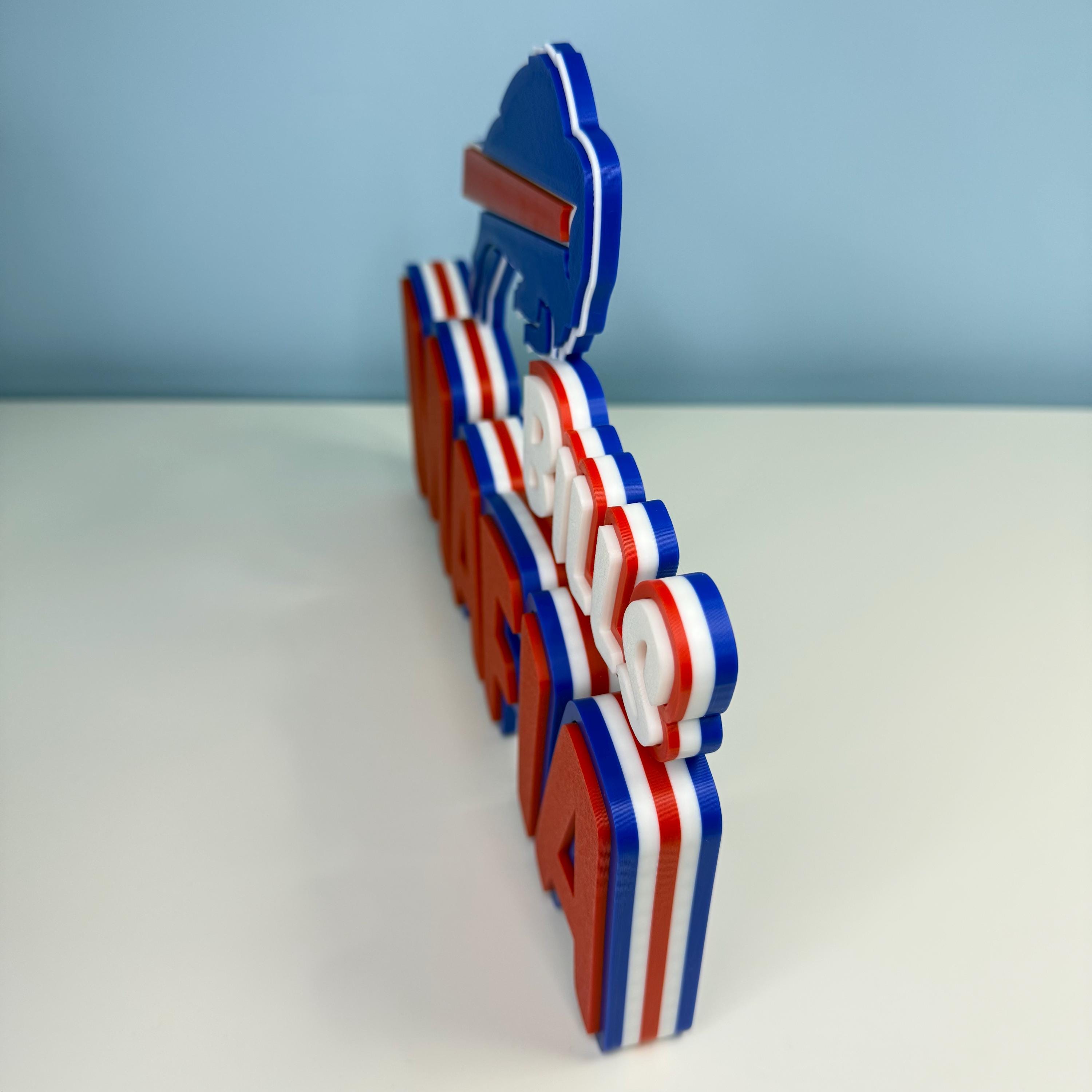 3D Printed Buffalo Bills Mafia Sign | Fan Cave Decor - Etsy