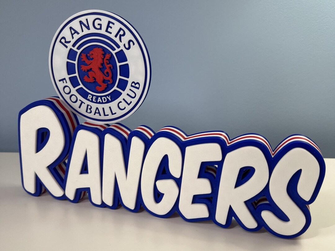 Rangers Badge Custom 3D Printed Sign Customizable With Own Name Home ...