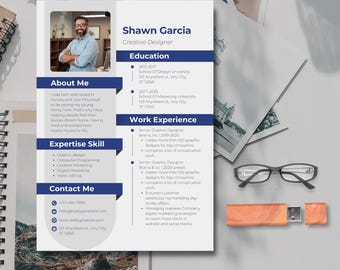 Creative Design Resume Template, Classic CV Template, Formal Design ...