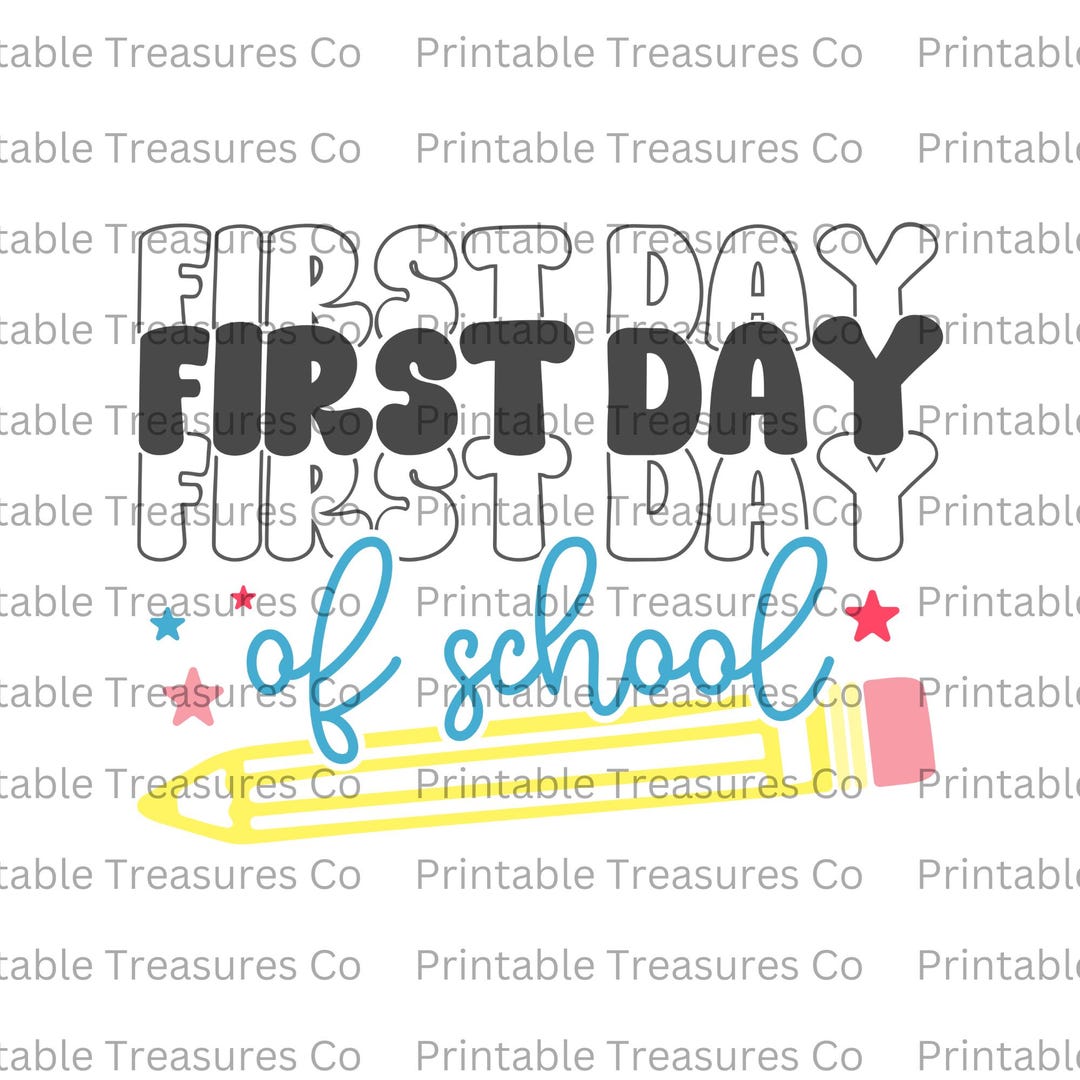 First Day of School SVG Files, Back to School SVG Files Bundle, First ...