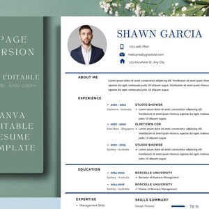 Creative Design Resume Template, Classic CV Template, Formal Design ...