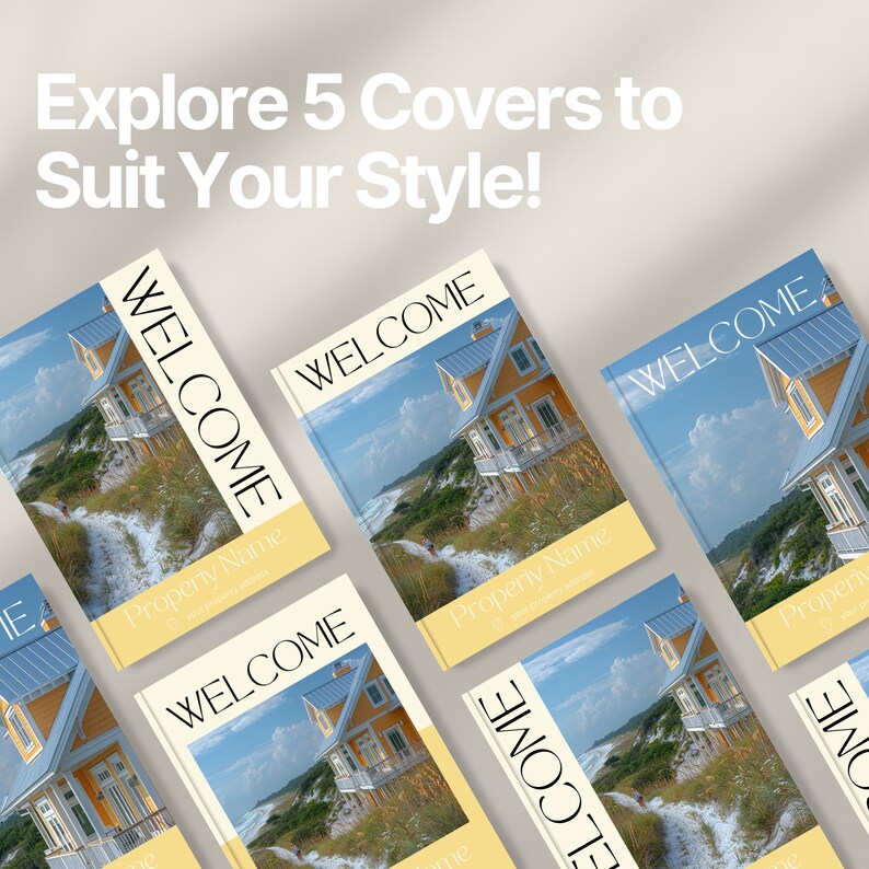 Airbnb Beach House Welcome Book Template Short Term Vacation Rental ...