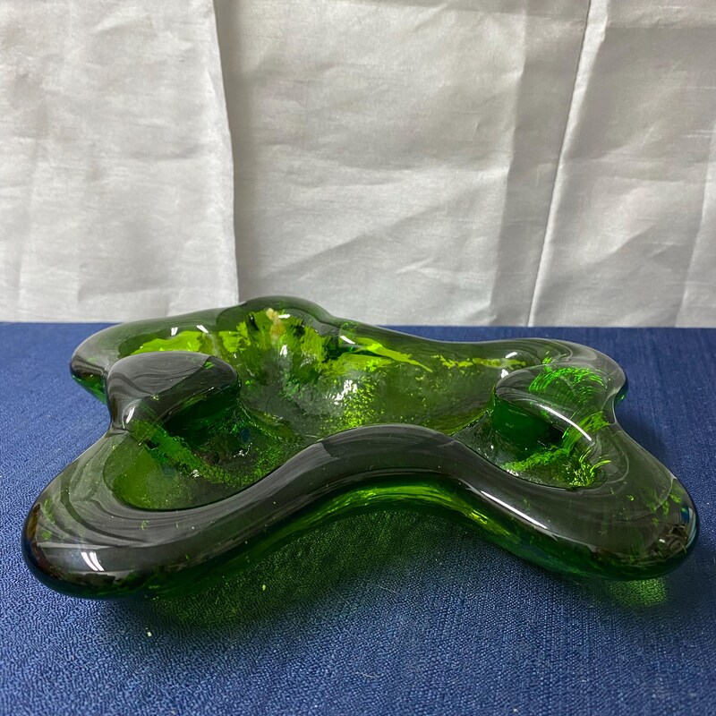 Blenko Green Bowl - Etsy