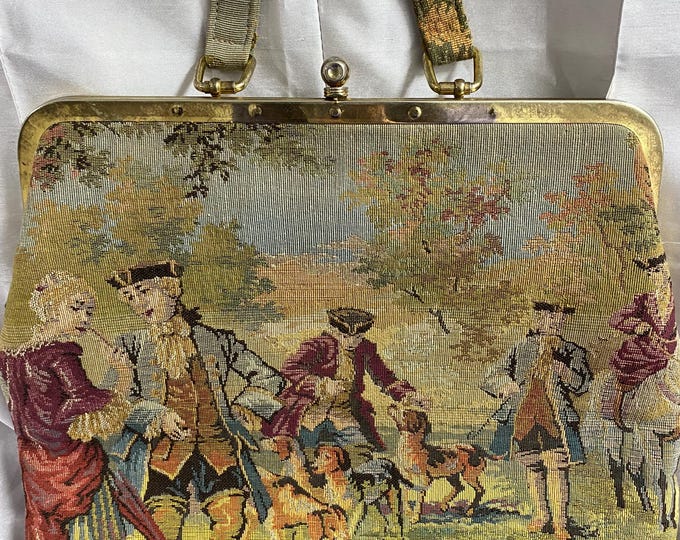 Julia Resnick Large Tapestry Handbag - Etsy