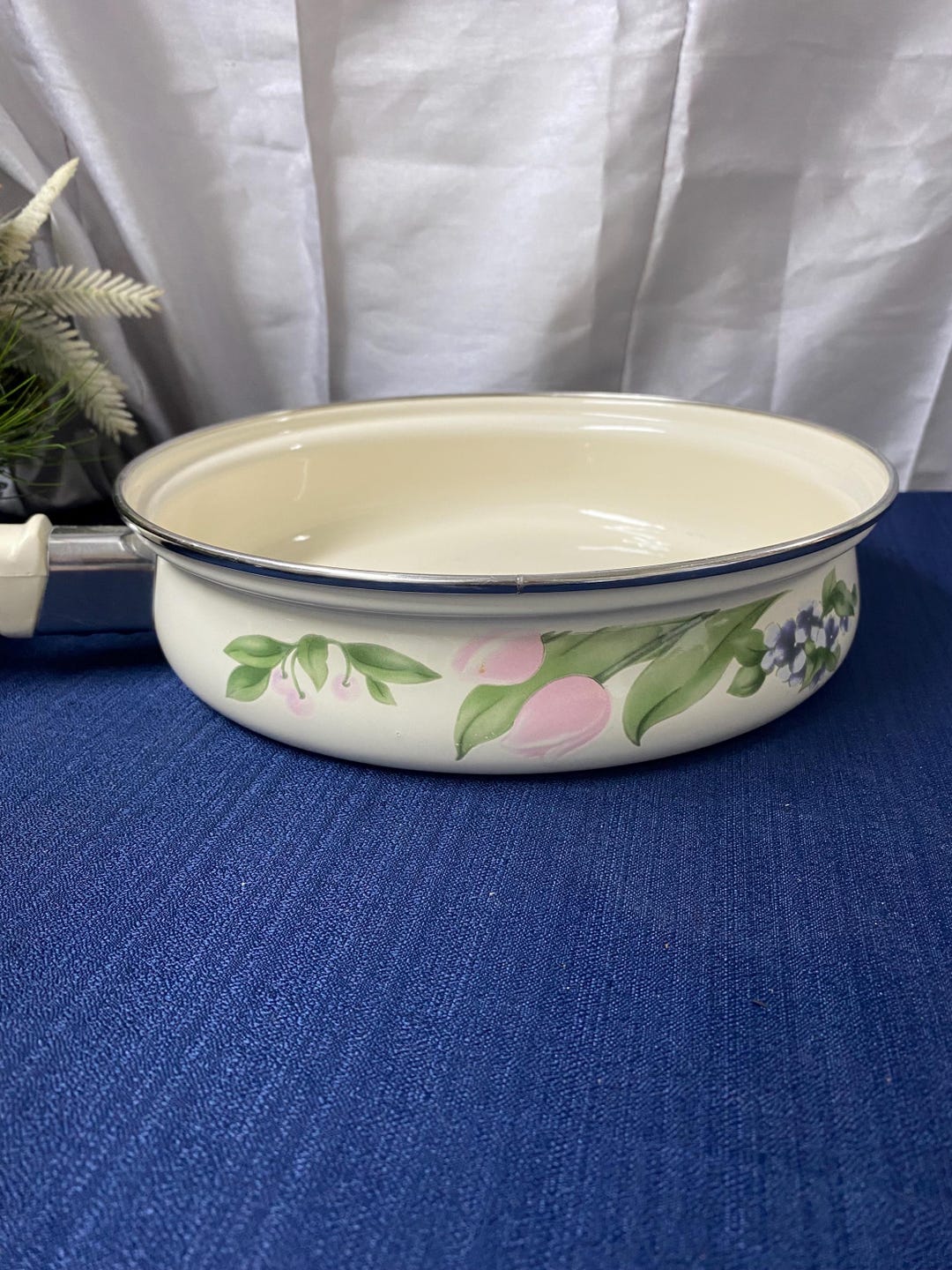 Pfaltzgraff Pan With Flower Pattern - Etsy