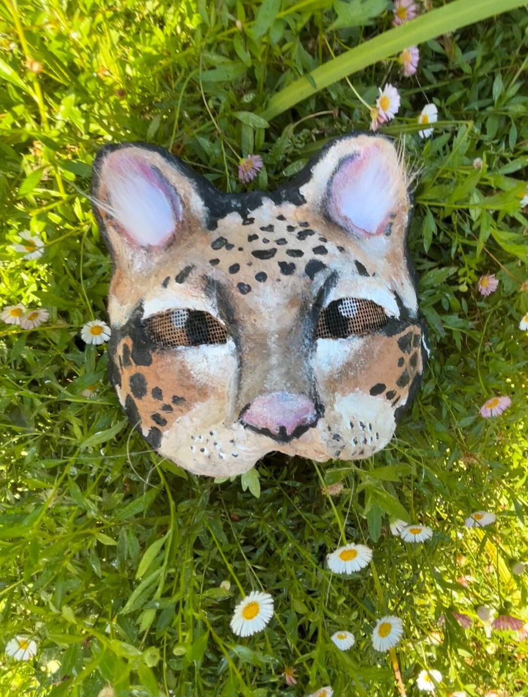 Clouded Leopard Therian Mask - Etsy
