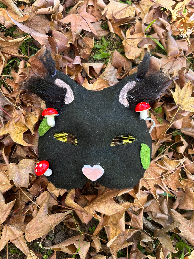 Mushroom Cat Therian Mask - Etsy