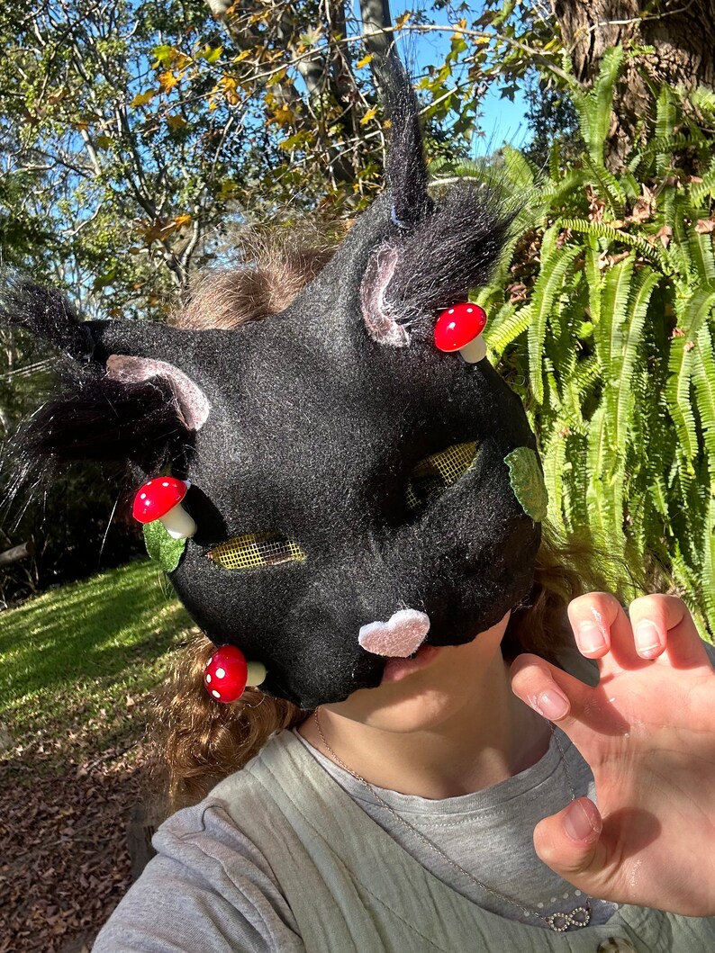 Mushroom Cat Therian Mask - Etsy